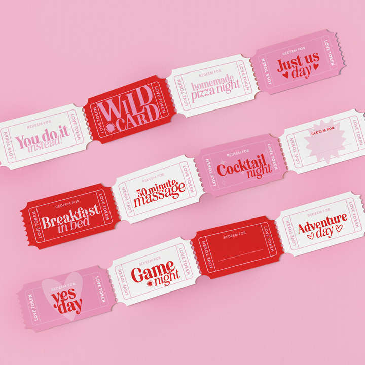 Love Tickets for Couples - The Perfect Anniversary Gift – Curated For ...