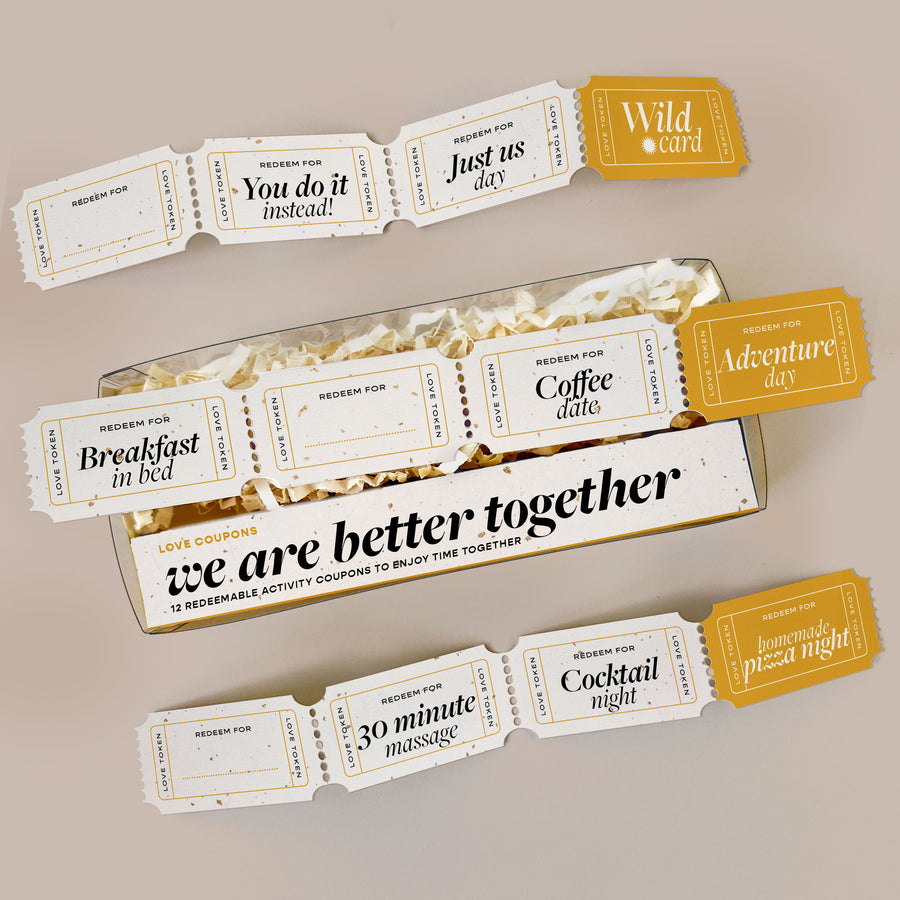 Love Tickets for Couples - The Perfect Anniversary Gift – Curated For ...