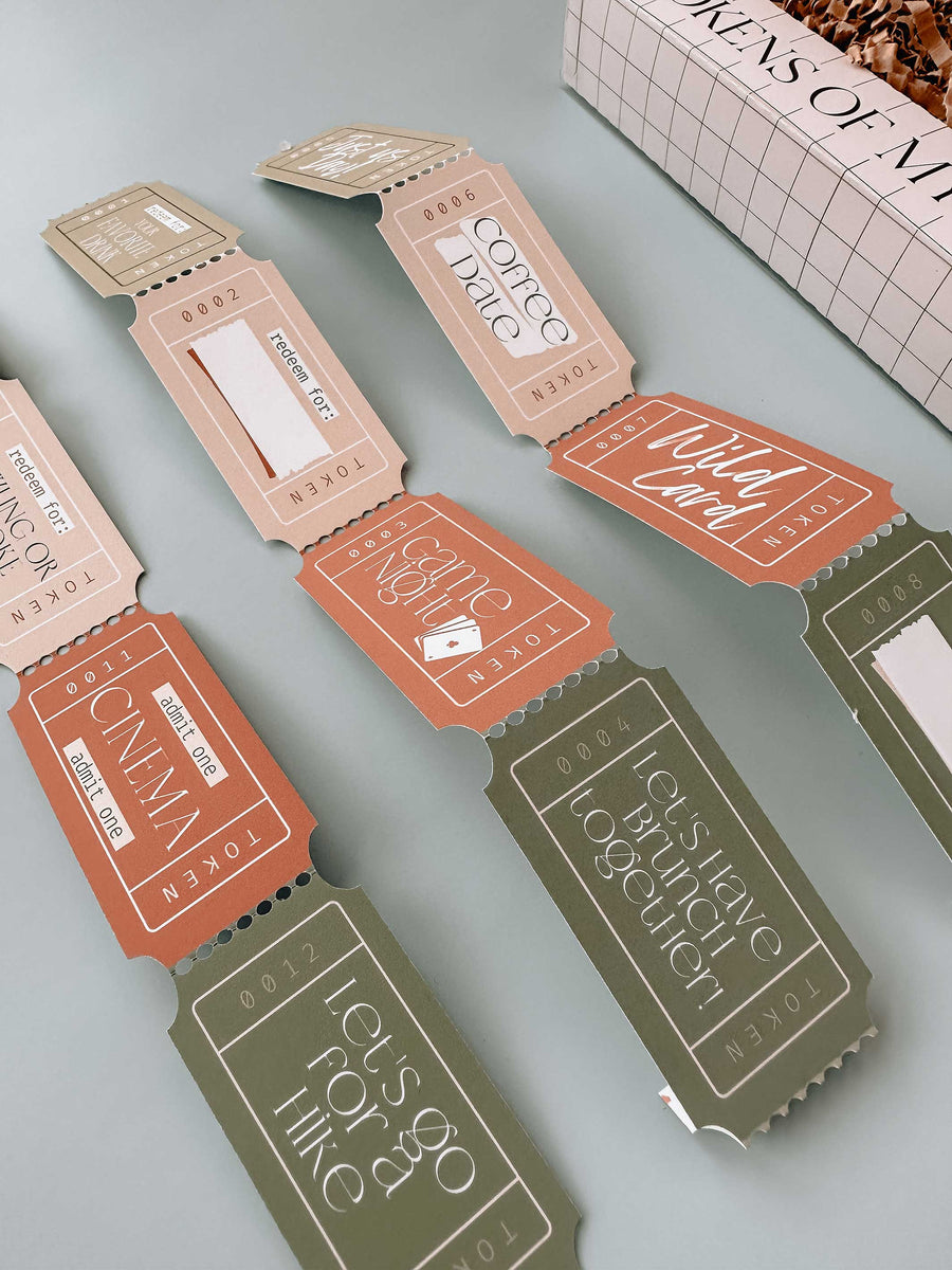 A Unique and Fun Anniversary Gift - Love Tokens for Couples – Curated ...